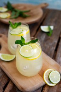 Healthy Lemon-Lime Fizz Mocktail | Gluten Free & More
