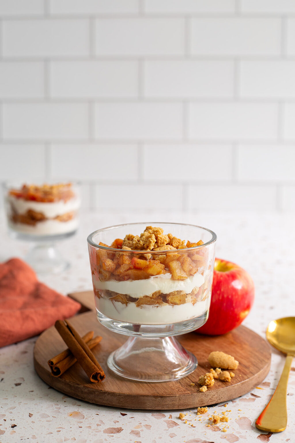 Apple Crisp Parfaits | Gluten Free & More