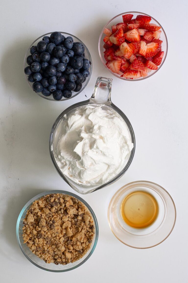 Red White & Blue Cookie Trifle Cups for Summer - Gluten Free & More